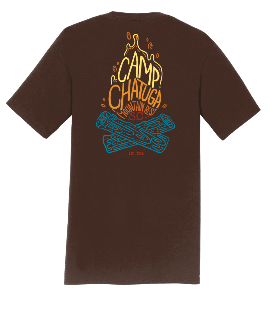 T-Shirts – Campfire Logo – Camp Chatuga